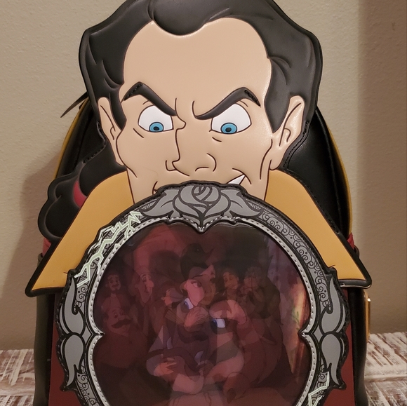 Loungefly | Bags | Disney Villain Gaston Loungefly Mini Back Pack ...